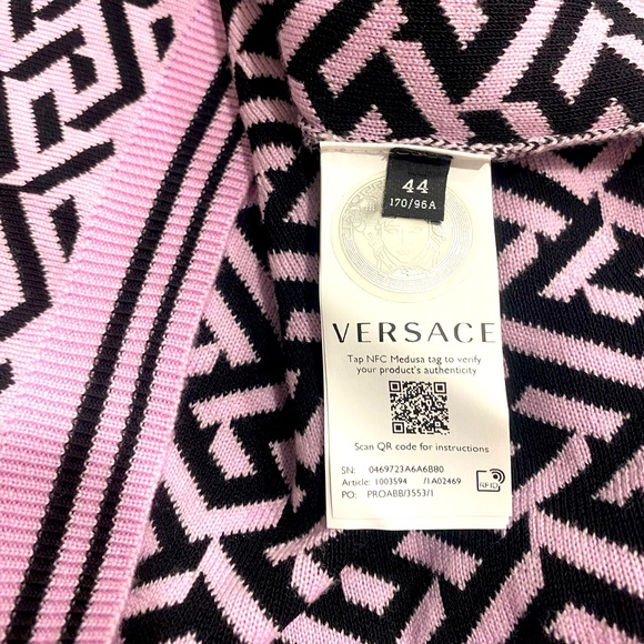 Versace | Dresses | Versace La Greca Knit Dress | Poshmark